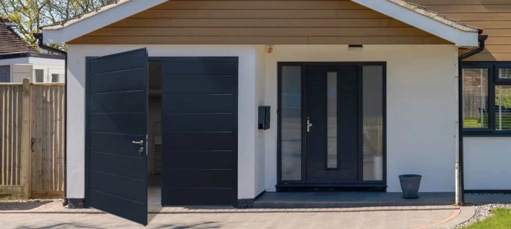 Insulated Side Hinged Garage Doors - Anglia Door Services