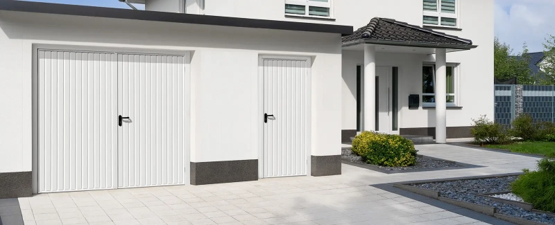 Steel Side Hinged Garage Doors - Anglia Door Services